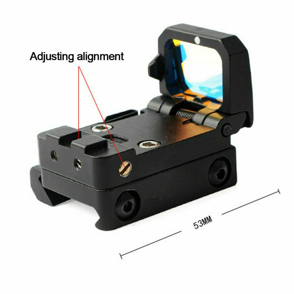Mini Folding Flip Up RMR Red Dot Sight Holographic Reflex Sight For ...