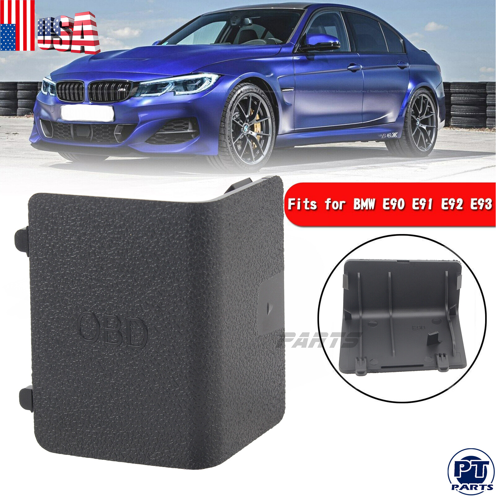 LHD OBD PLUG COVER 51437147538 Fits for BMW E90 E91 E92 E93 2005-2012 ...