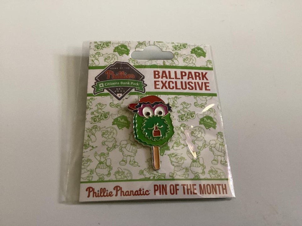 PHILLIES 2024 PHILLIE PHANATIC POPSICLE PIN ICE CREAM HELMT & DRINKING ...