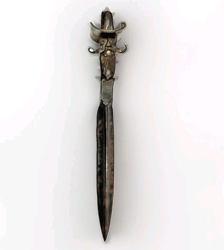 Vintage/Antique Cast Iron Figural Letter Opener/Dagger Handmade 1900s ...