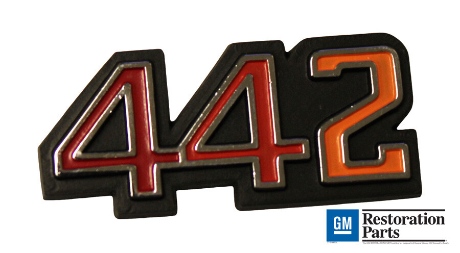 442 Restoration Parts Emblem