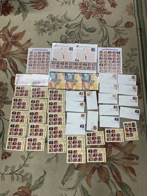 US Postage Stamps JAZZ SINGERS / BLUES SINGERS Giant Lot First Day ...