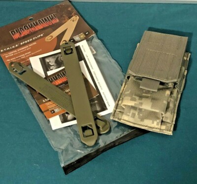 BLACKHAWK S.T.R.I.K.E. W/ Speed Clips, Single Mg Pouch (Holds 2) | eBay