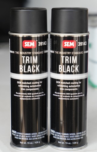 SEM 39143 Trim Black Aerosol Spray Can Automotive Paint. 2 Pack | eBay