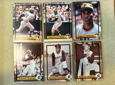 PITTSBURGH PIRATES ROBERTO CLEMENTE 1993 CITY PRIDE CARD SET - 6 CARD ...