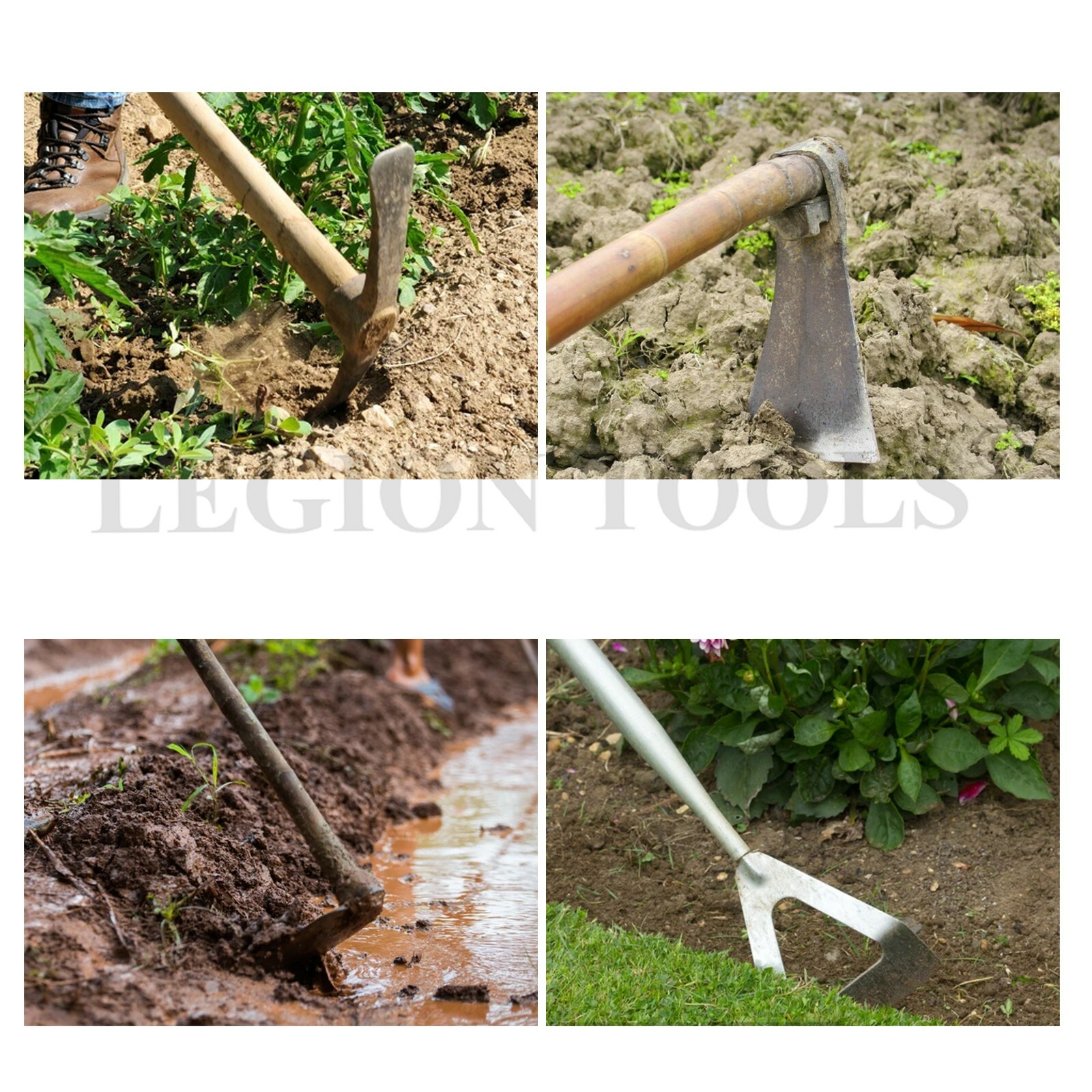 33CM Flat Adze Hammer Hoe Wood Working Carving Axe Tool Woodworking ...