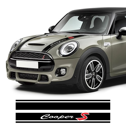 for MINI Cooper S F55 F56 Car Hood Bonnet Stripes Decals Stickers ...