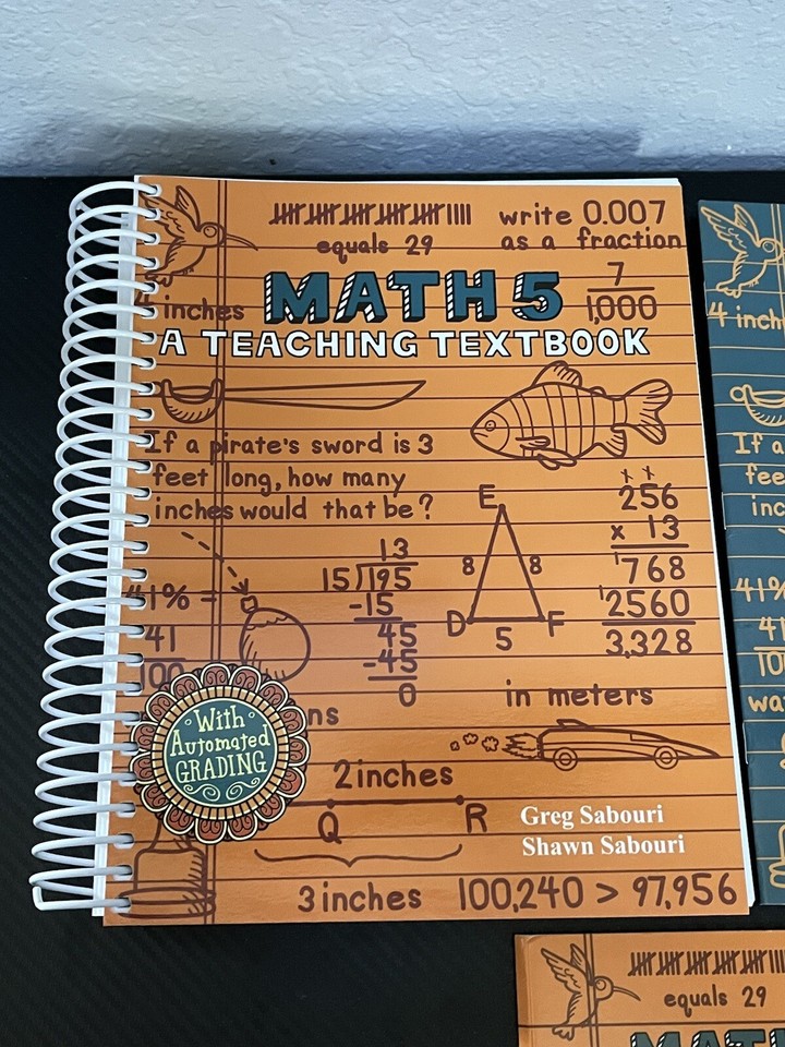 Teaching Textbook Math 5 Workbook And Answer Key | eBay
