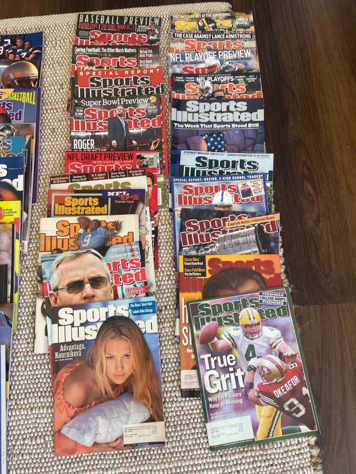 Lot of 42 Sports Illustrated Magazines from 1990's, 2000's and 2010's ...