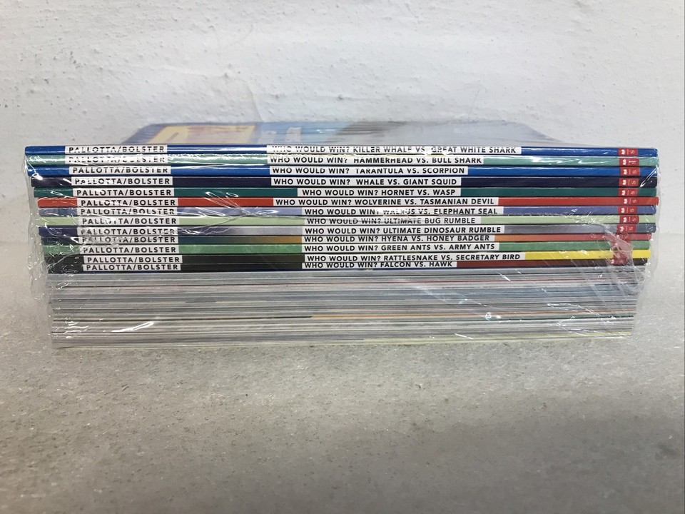 Who Would Win? 26 Book Set By Jerry Pallotta Paperback New | eBay