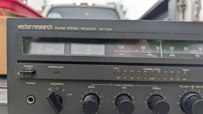Vector Research Receiver VR-7000 , Vintage Made In Japan *AS IS* | eBay