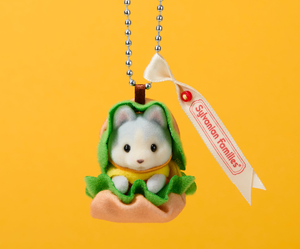 Sylvanian Families BABY KEYCHAIN cherry apple banana strawberry Long ...