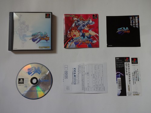 STREET FIGHTER EX PLUS ALPHA Sony PlayStation 1 PS1 CAPCOM w/Obi Hagaki ...