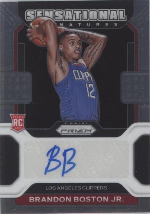 2021-22 Panini Prizm - Sensational Signatures Brandon Boston Jr. #SS ...