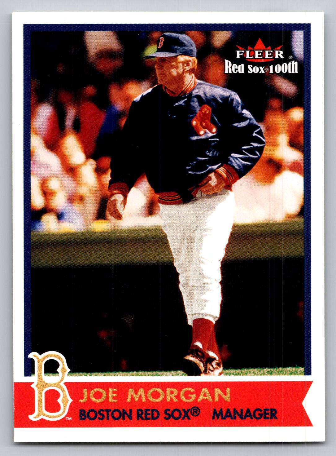 2001 Fleer Boston Red Sox 100th Anniversary #71 Joe Morgan | eBay