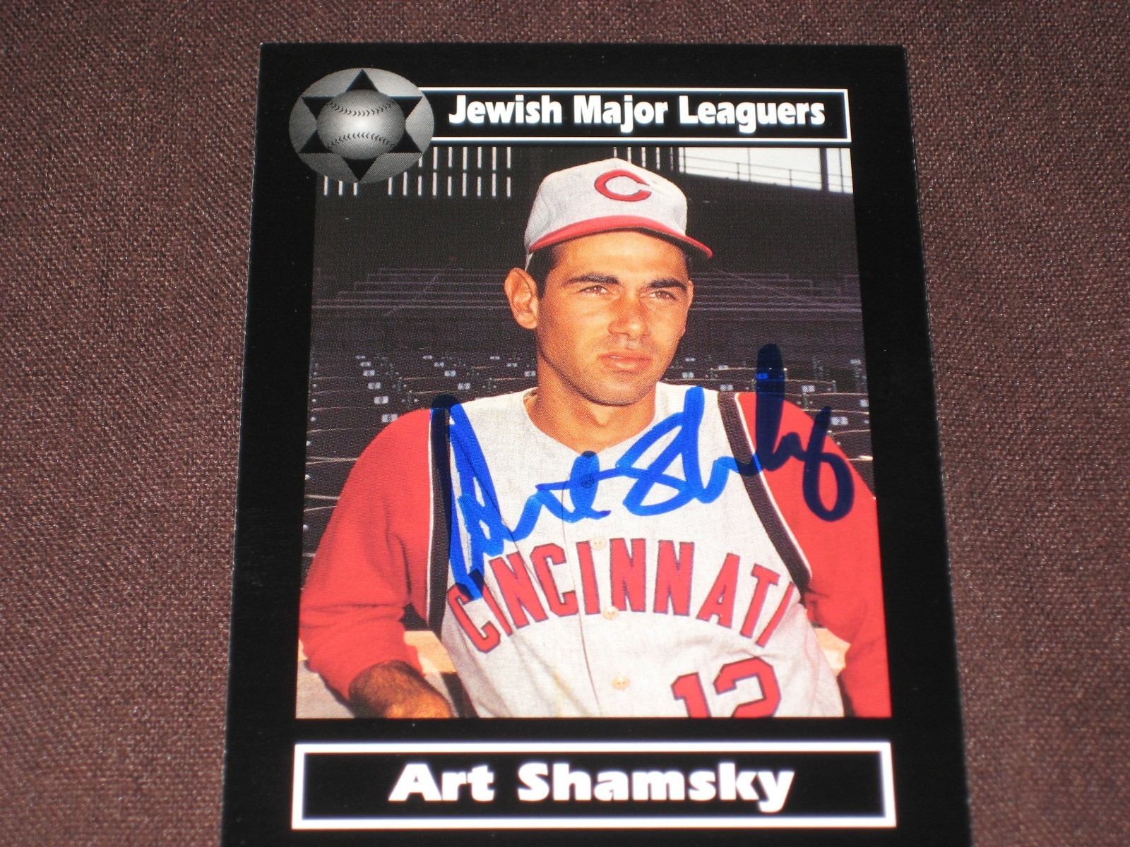 1969 WORLD CHAMPION NY METS LEGEND ART SHAMSKY AUTOGRAPH BASEBALL CARD ...