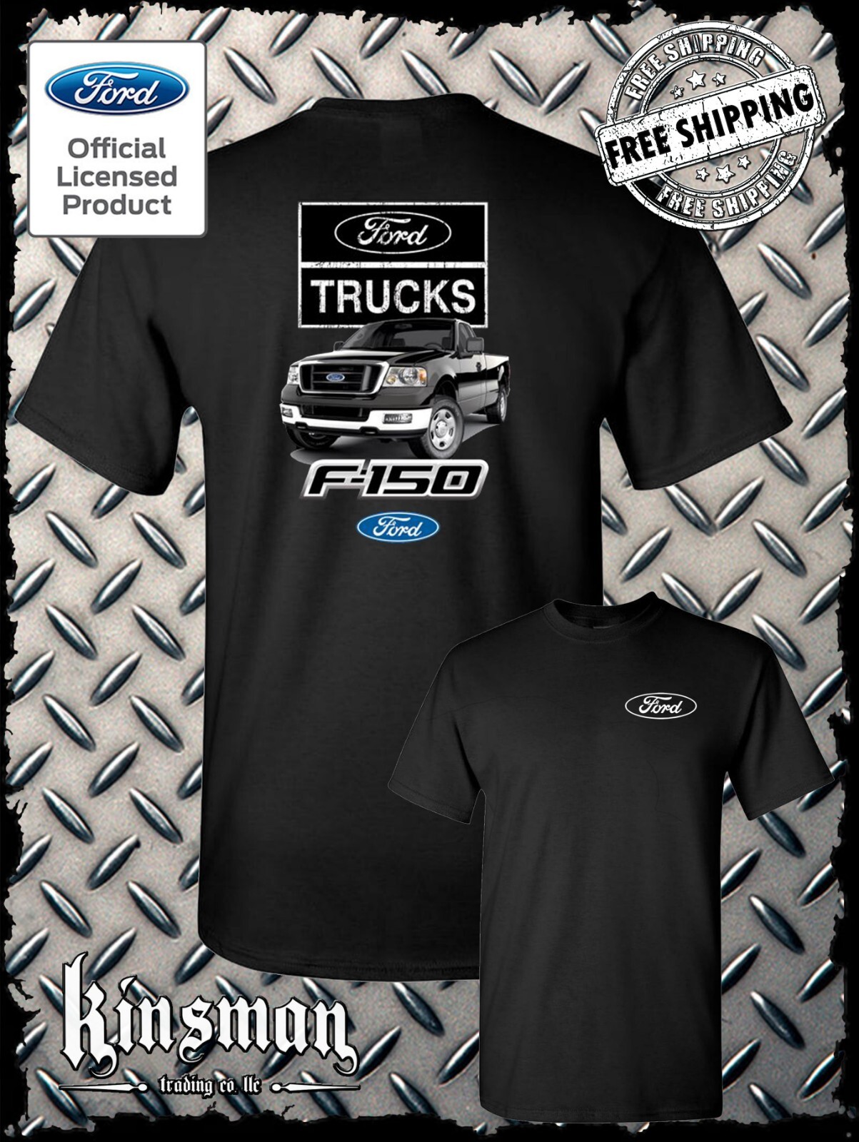 Ford F-150 2-Sided T-Shirt Pickup Truck 4x4 - Official Licensed Product ...