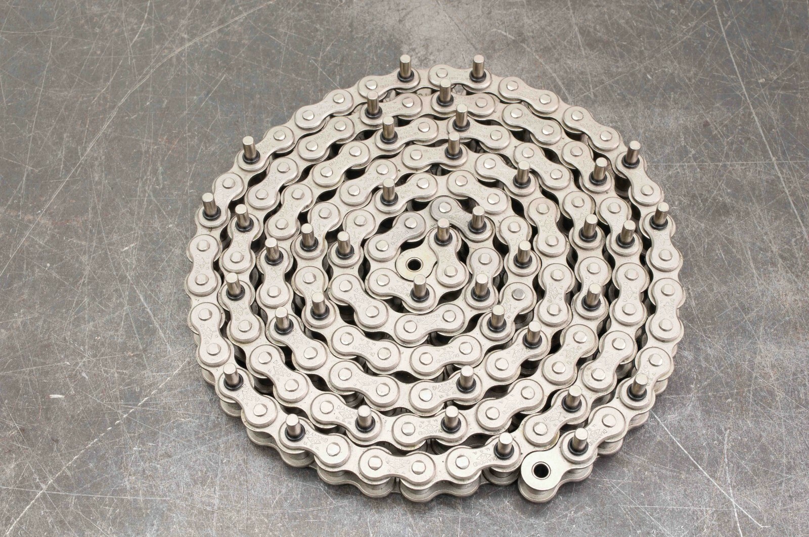 Diamond 60NP Nickel Plated RC-60 Roller Chain Roll 3/4" Pitch RC60-1 ...