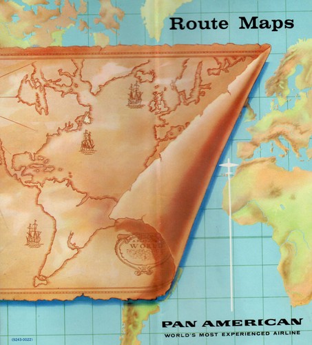 Pan American Route Maps, 1961, 23 x 60 cm | eBay.de
