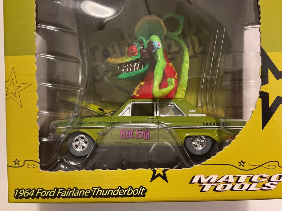 Rat Fink 1964 Ford Fairlane Thunderbolt Matco Tools Die Cast 1/24 ...