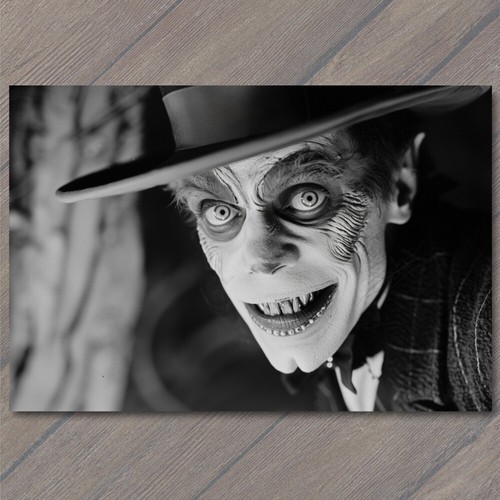 11x17" Man Weird Creepy Eyes Strange Top Hat Nightmare Scary Unusual ...