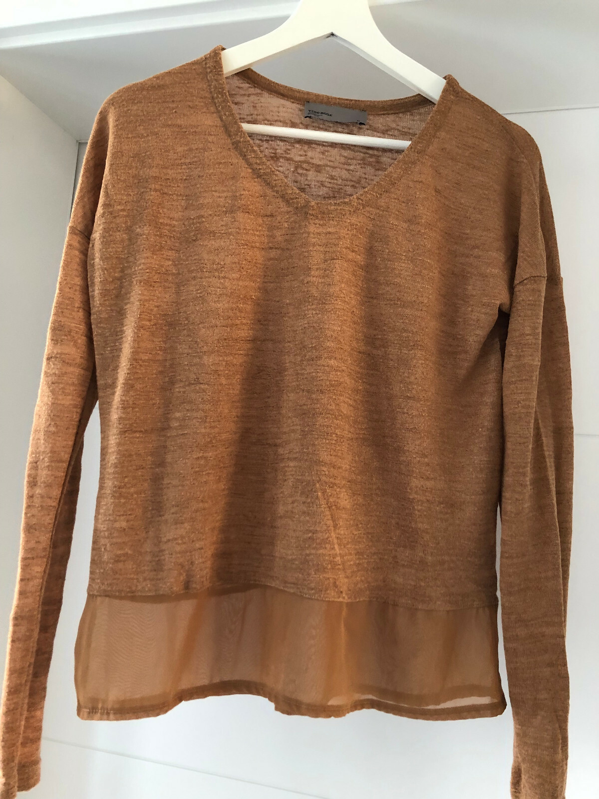 VERO MODA Gr. 32 34 XS Pullover Pulli Langarmshirt Shirt Feinstrick ...