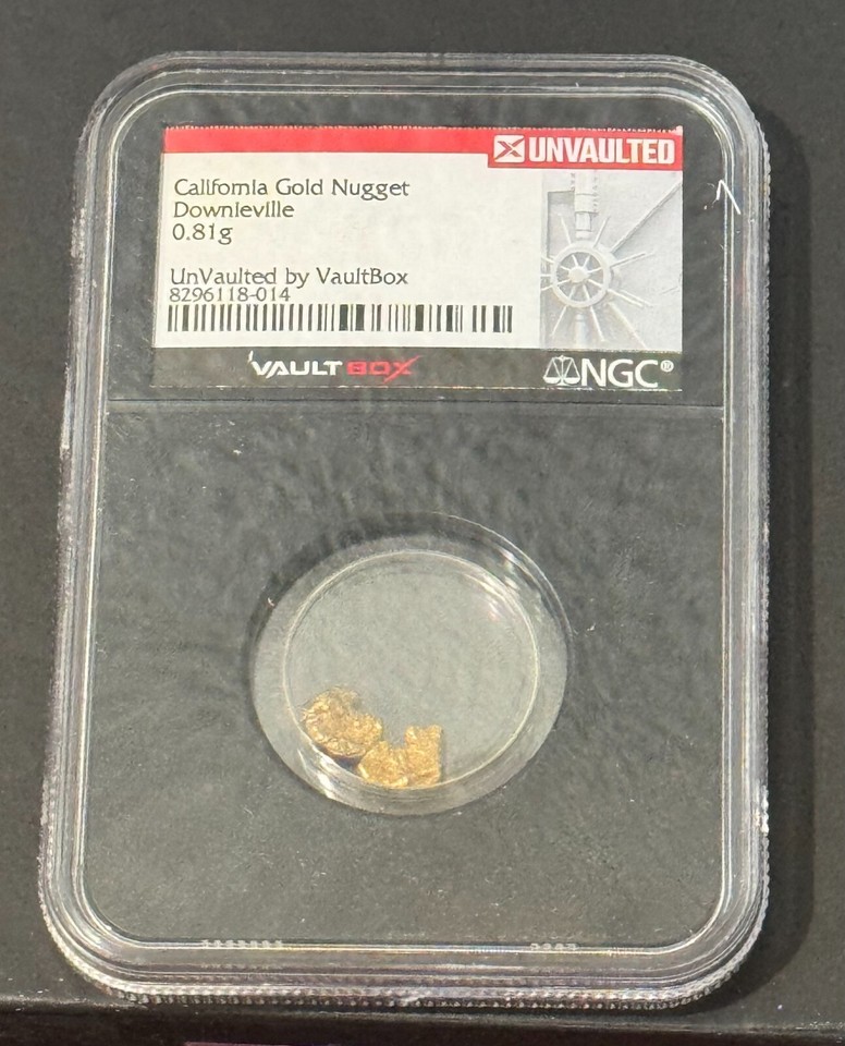 VaultBox Nugget Pax - Gold Nuggets from Downleville, CA - Vault Box ...