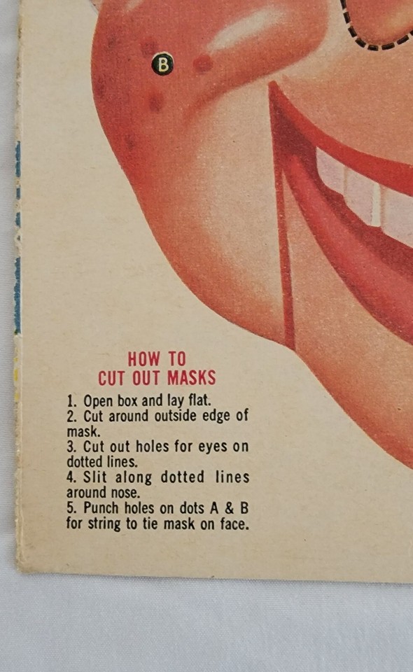 Vintage Kellogg's RICE KRISPIES Box Cut Out Howdy Doody Mask 1950's | eBay