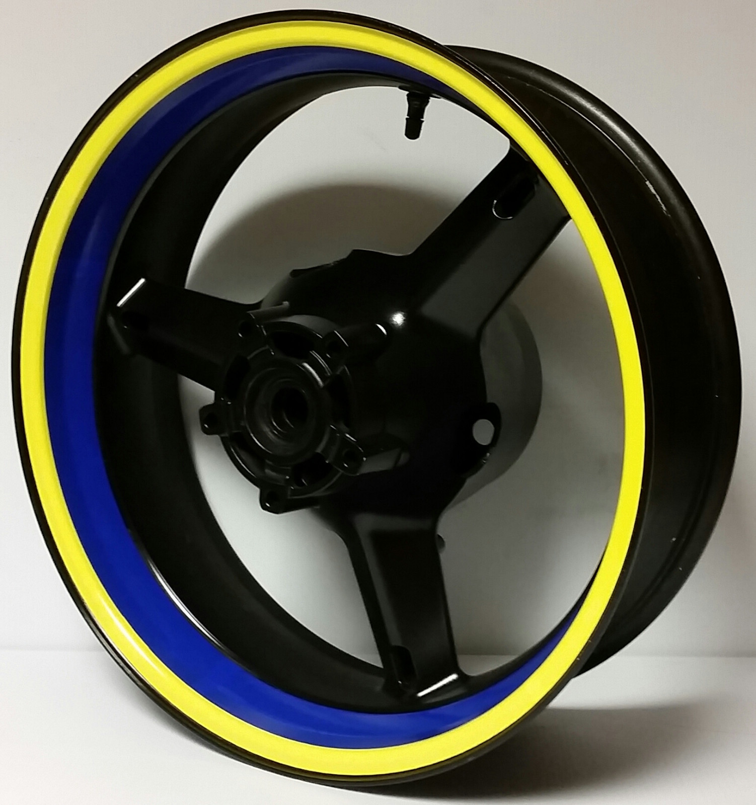 RED WHITE CUSTOM INNER RIM DECALS WHEEL STICKERS STRIPES TAPE GRAPHIC ...