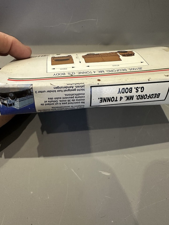 BEDFORD MK.4 TONNE G.S BODY TRUCK 1/76 Model Kit NOSJ B MODELS JB1005 ...