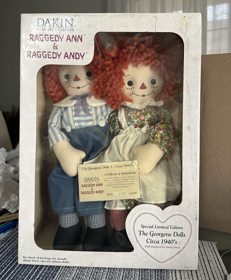 Raggedy Ann & Andy, Georgene Circa 1940’s Limited Edition 7087/10,000 ...