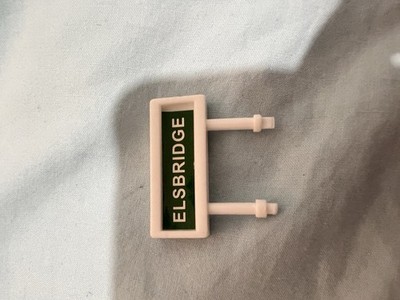 HIT Thomas The Tank Engine ELSBRIDGE station Trackmaster sign logo only ...