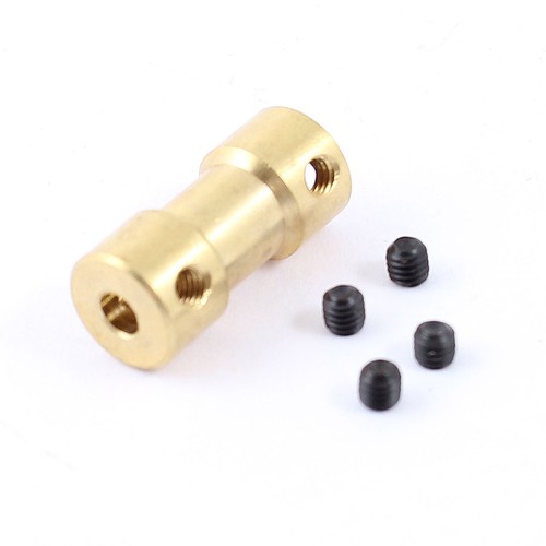 RC Airplane Helicopter 3.17mm to 5mm Brass Joint Motor Shaft Coupling ...