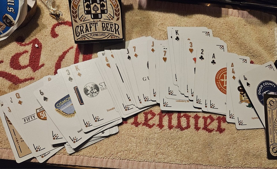 Craft Beer Bicycle Playing Cards Featuring 52 U.S. Brewery Logos- One ...