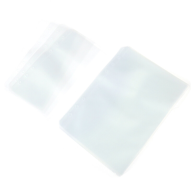 5PCS Binder Pockets A5 A6 A7 Binder Folders for Notebook Binder ...