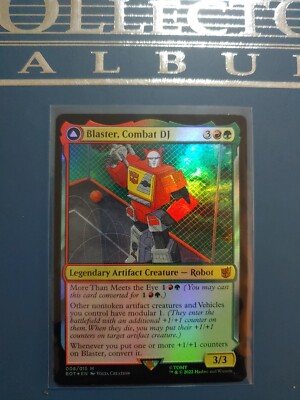 MTG Blaster, Combat DJ Blaster, Morale Booster Transformers 008/015 ...