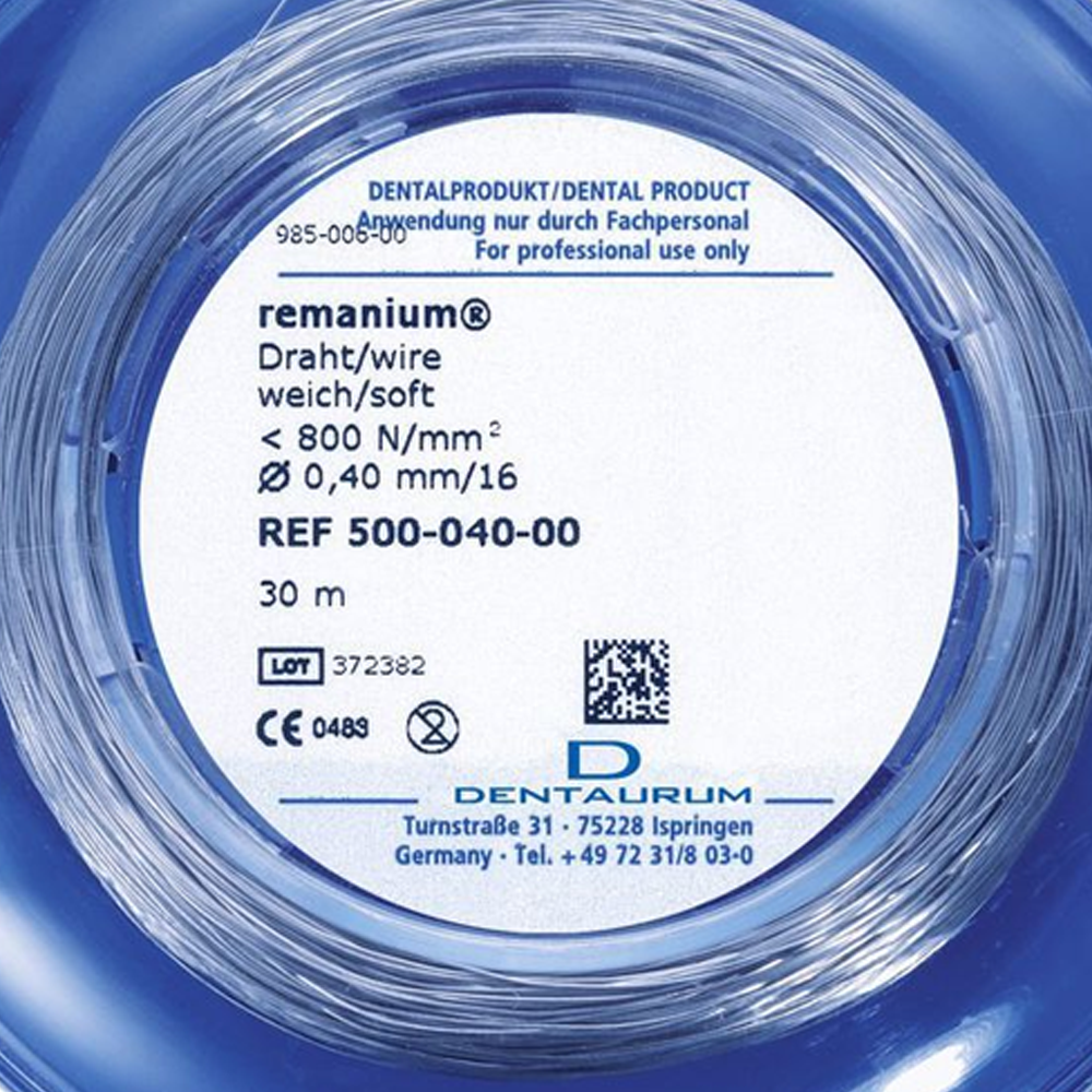 Dental Dentaurum Remanium Ligature Wire round soft Ø0.40mm 30m ...
