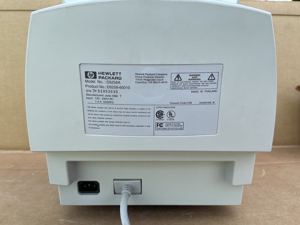 1999 HP PAVILION D5258A M50 13.5" VGA COMPUTER MONITOR CRT (READ ...