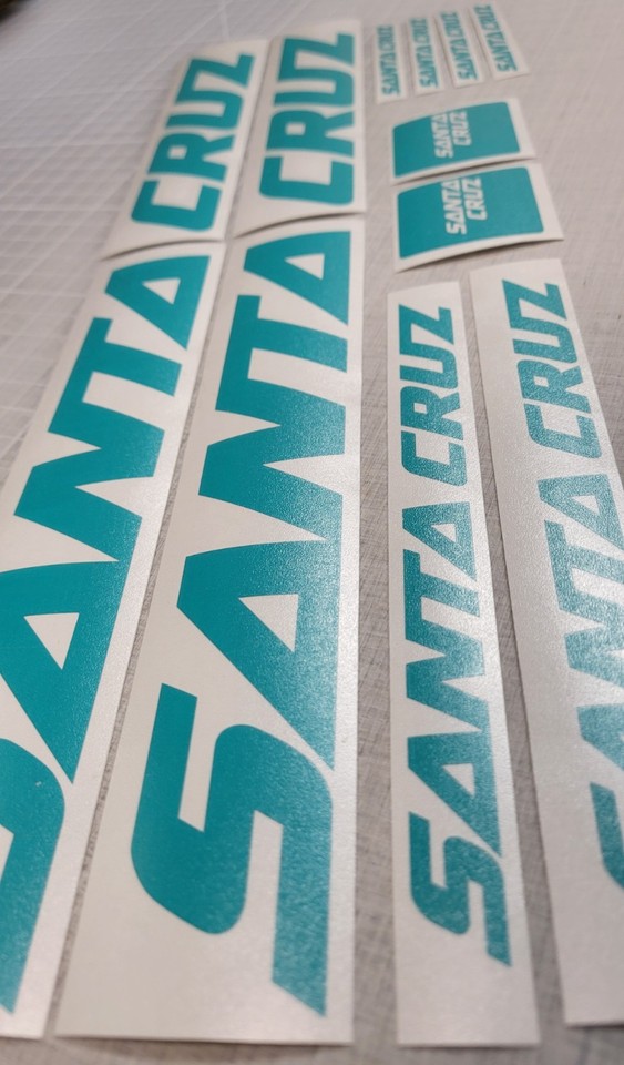 Custom Santa Cruz Decals Stickers. Bike Frame MTB Road Gravel. Lots of ...