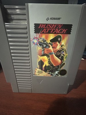Vintage Rush'n Attack NES Nintendo Video Game Cartridge Konami Classic 1980s USA | eBay