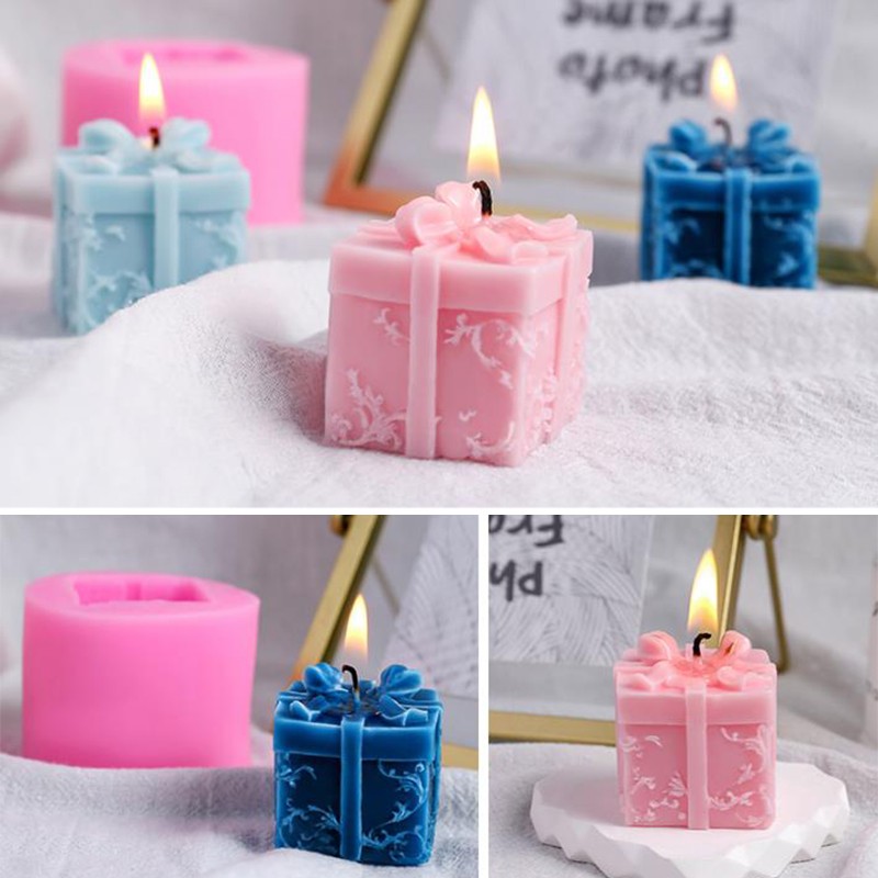 DIY Candle Mold Handmade Soap Mold Christmas Gift Box Candle Mold ...