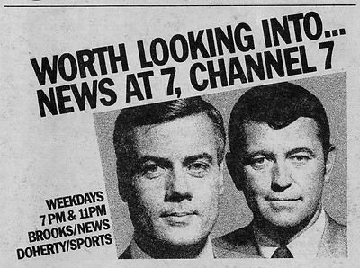 1969 Tv Ad~BILL BROOKS~SID DOHERTY~WNAC NEWS~BOSTON,MASSACHUSETTS | eBay