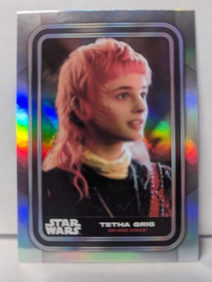 2023 TOPPS STAR WARS FLAGSHIP RAINBOW SILVER FOIL TETHA GRIG #65 | eBay