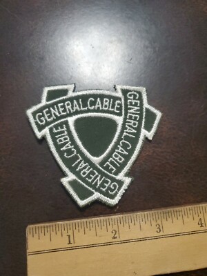 Vintage Employee Patch General Cable Corporation | eBay