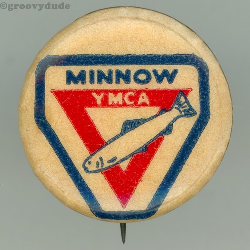 YMCA Minnow Swimming Award Young Men's Christian Association Pin ...