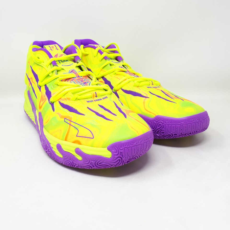 Puma LaMelo Ball MB.03 Spark Yellow Basketball Shoe Sneaker 379898 01 ...