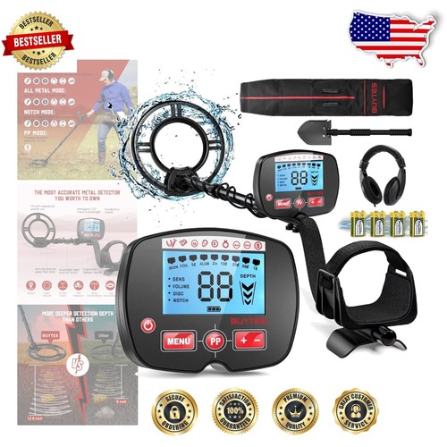 Advanced Metal Detector with LCD Display - Higher Accuracy for Treasure ...