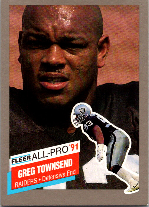 Greg Townsend 1991 Fleer #6 All-Pro Football Card | eBay