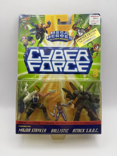 Mega Heroes Cyber Force Code Major Stryker Ballistic SHOC Limited ...