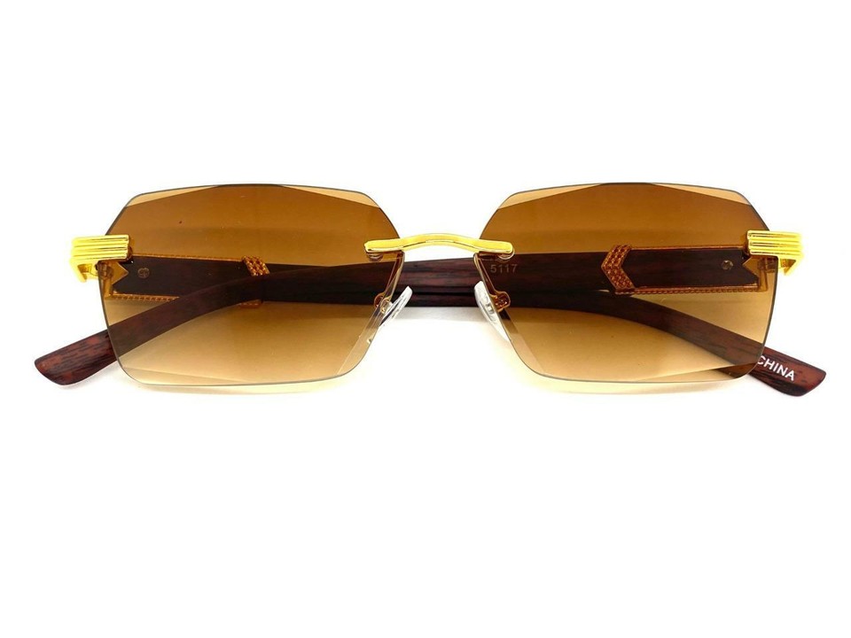 Classy Elegant Modern Contemporary Sophisticated SUNGLASSES Rimless ...